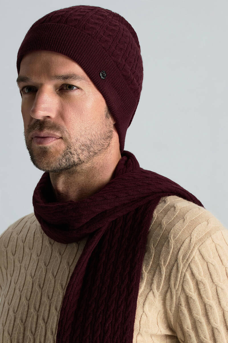 Lambswool Yün Bordo Bere | | Hemington