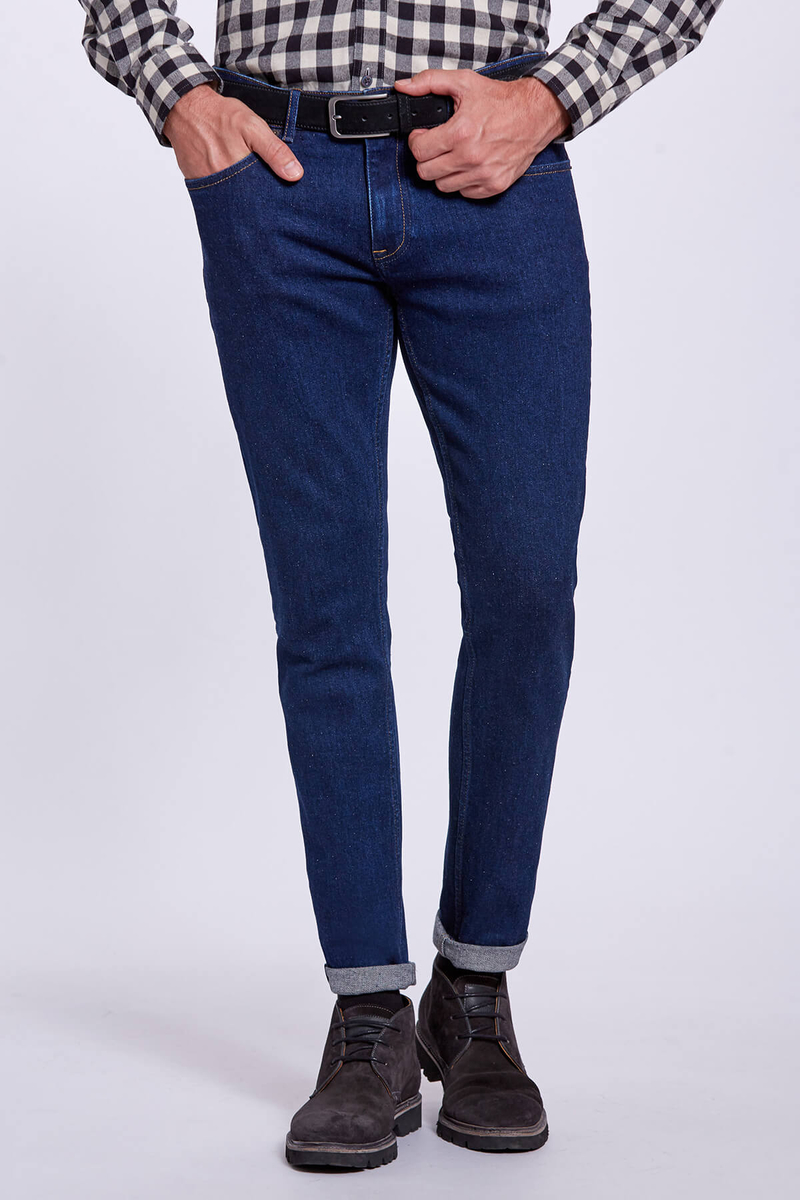 Slim Fit Lacivert Denim Pantolon | | Hemington